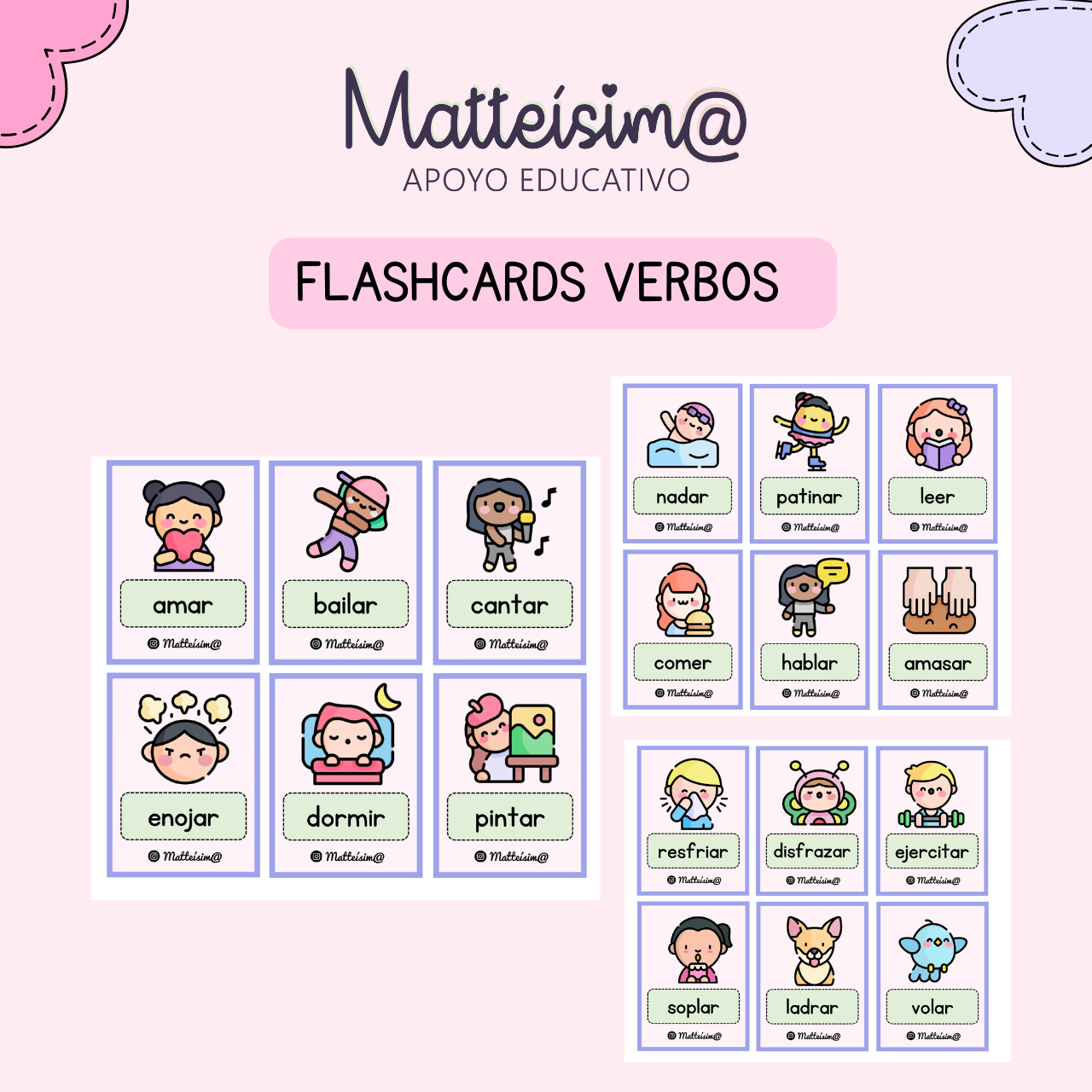 Verbos flashcards – Matteisima