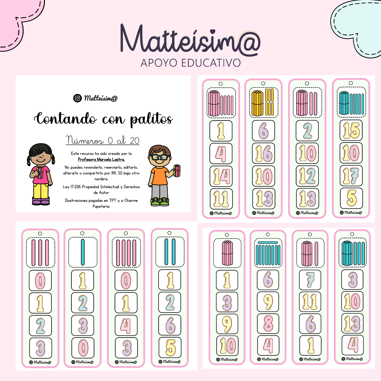 Contando con palitos – Matteisima