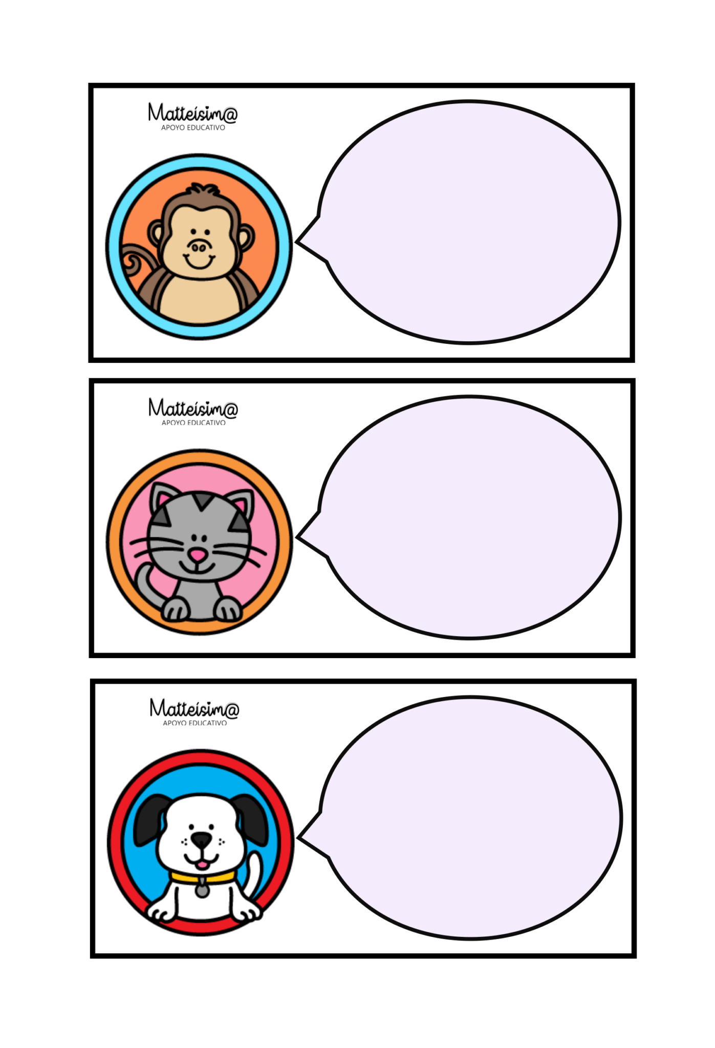 Tarjetitas escritura creativa – Matteisima