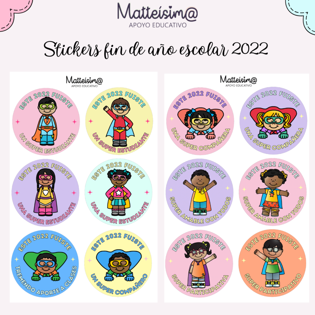 Stickers fin de año – Matteisima