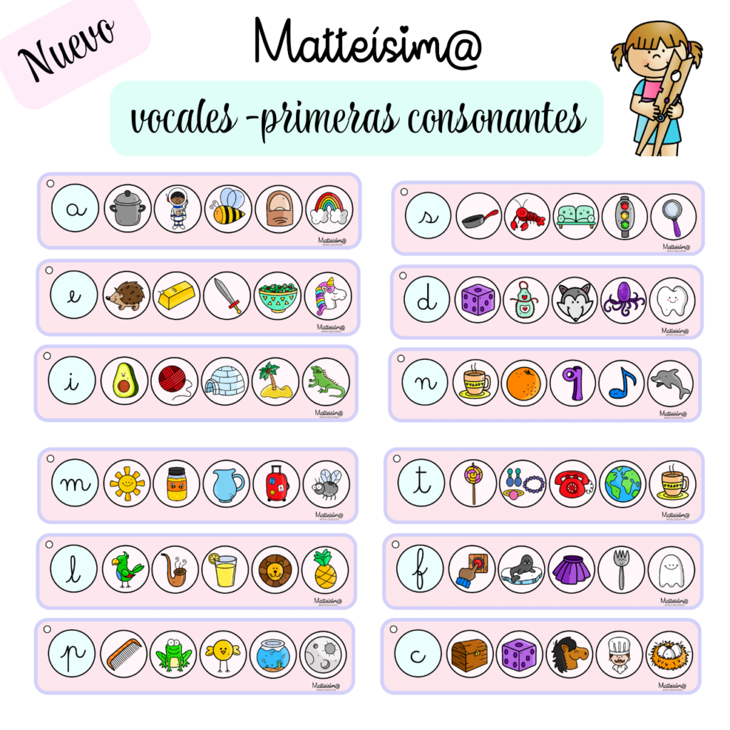 perritos vocales + primeras consonantes – Matteisima