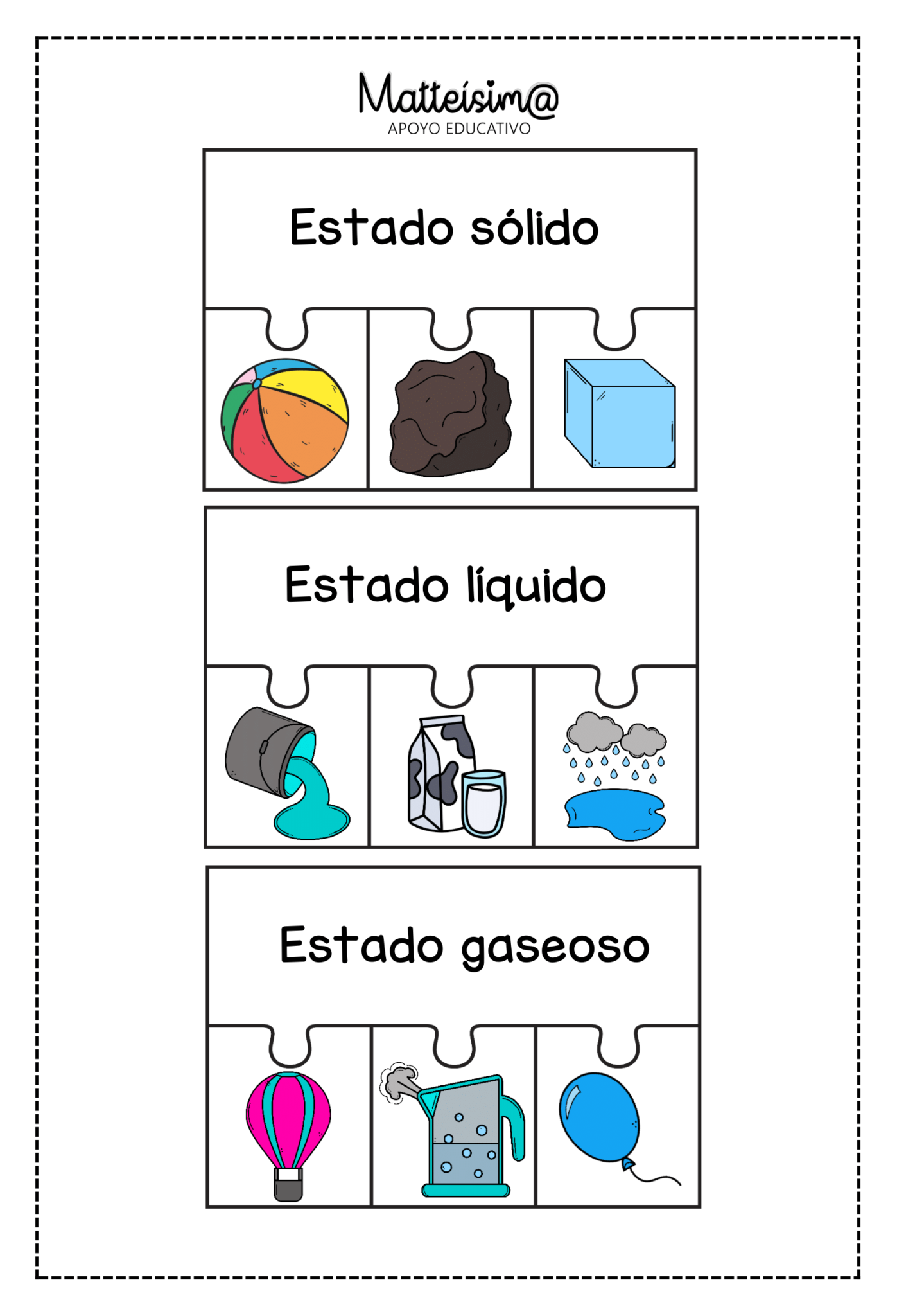 Actividades estados y propiedades de la materia – Matteisima