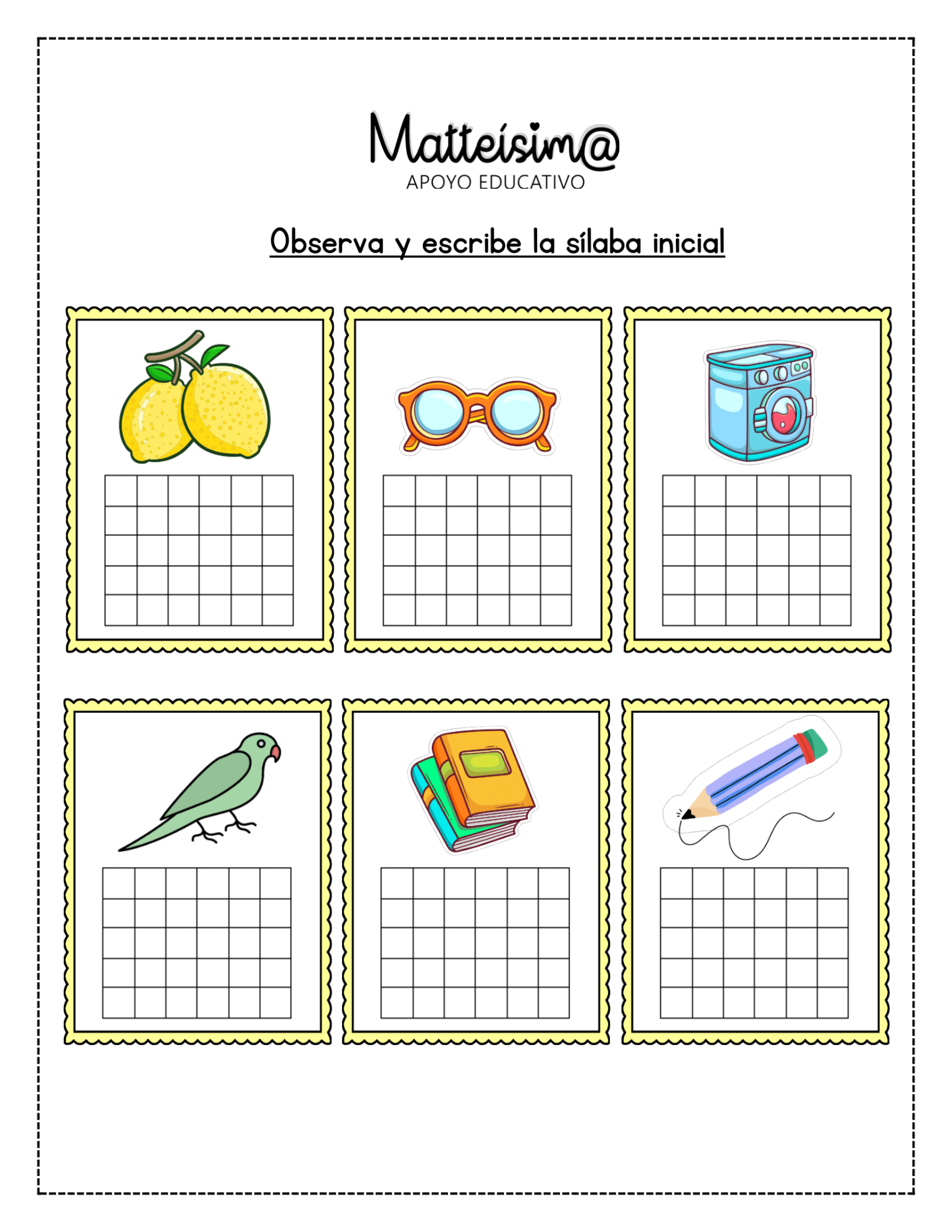 Actividades lecciones lana y loro – Matteisima