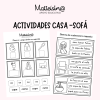 Actividades casa – sofá – Matteisima